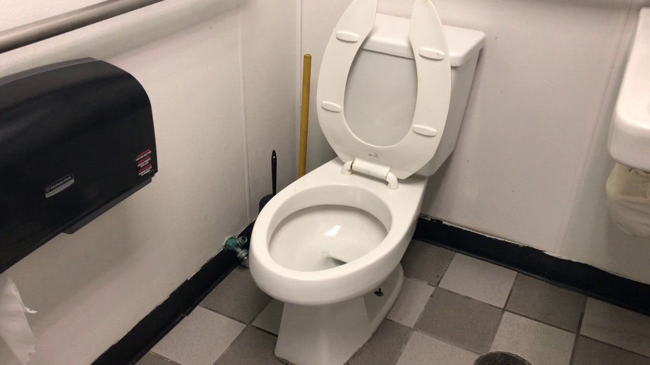 43. Awkward Toto Toilet at an Alltown - YouTube