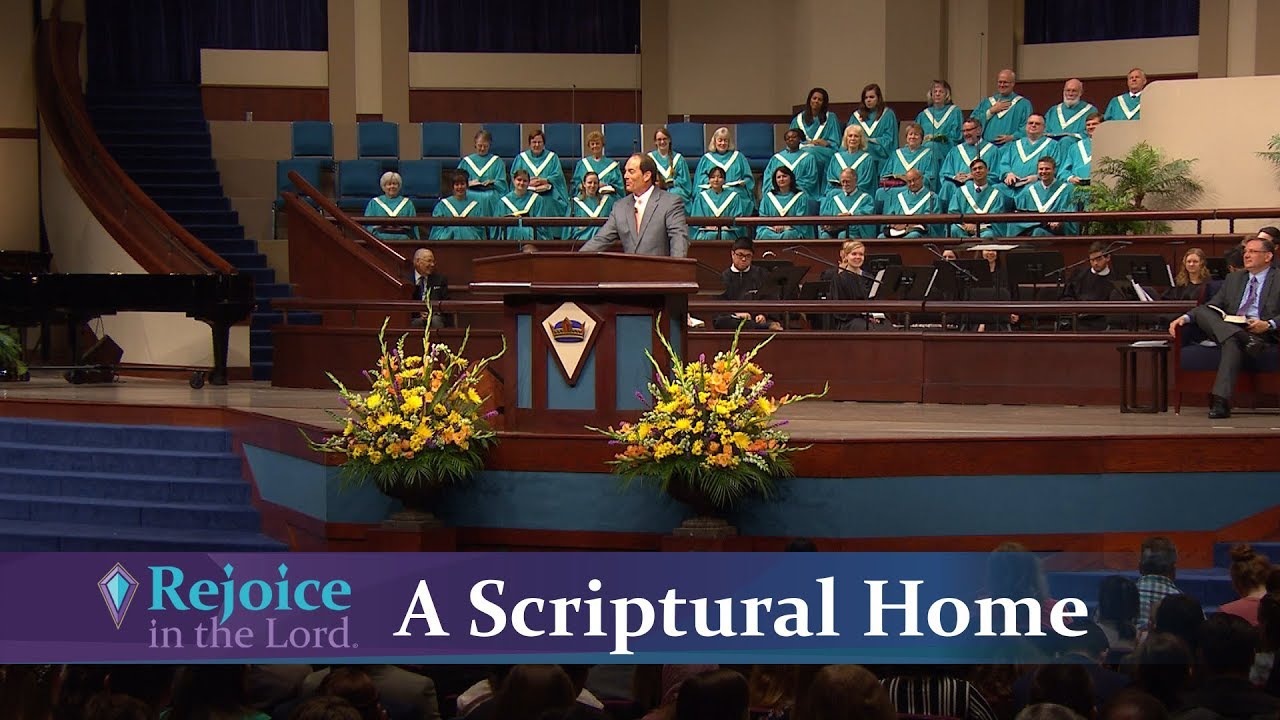 "A Scriptural Home" Rejoice in the Lord with Dr. Rusty Smith - YouTube