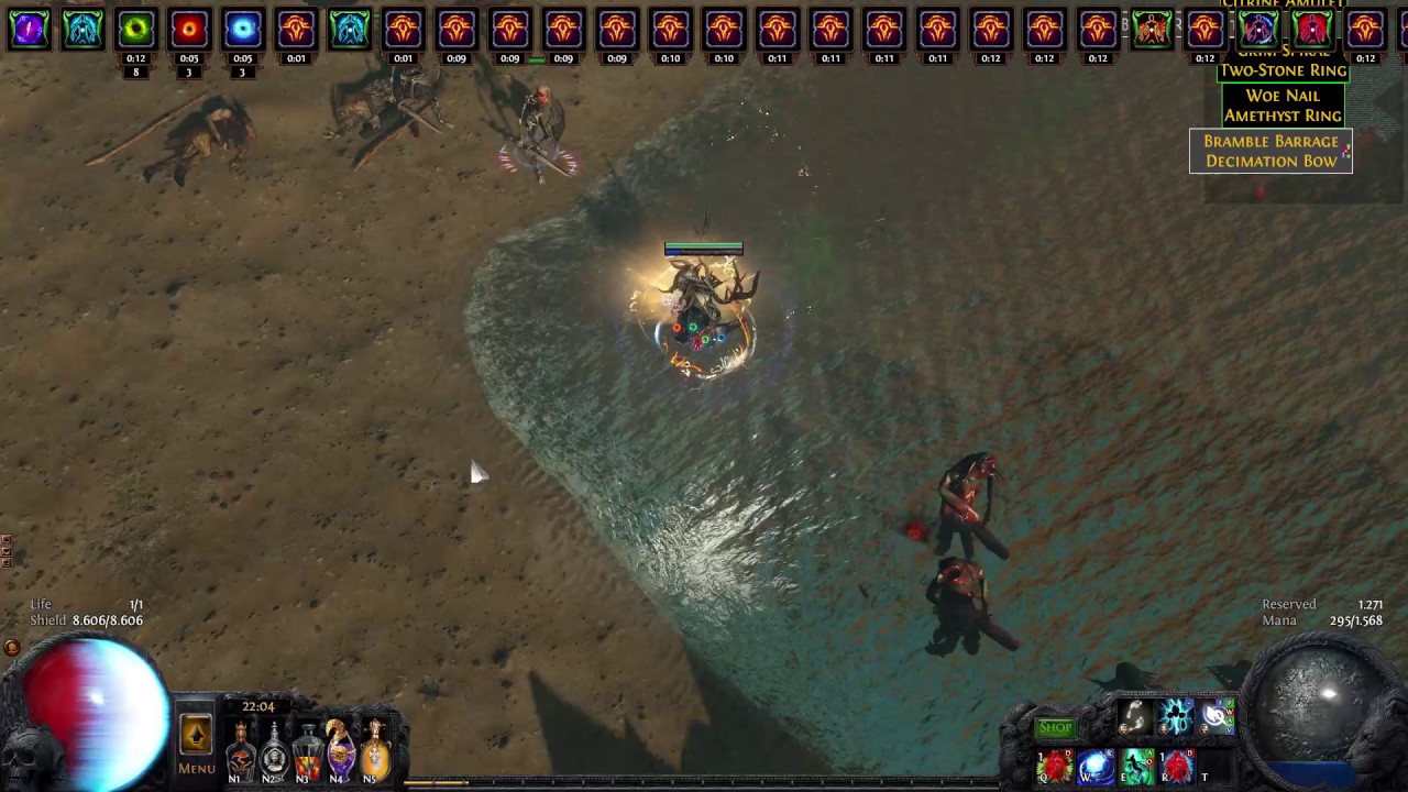 Path of Exile Shaped Shore Sextant Madness - YouTube