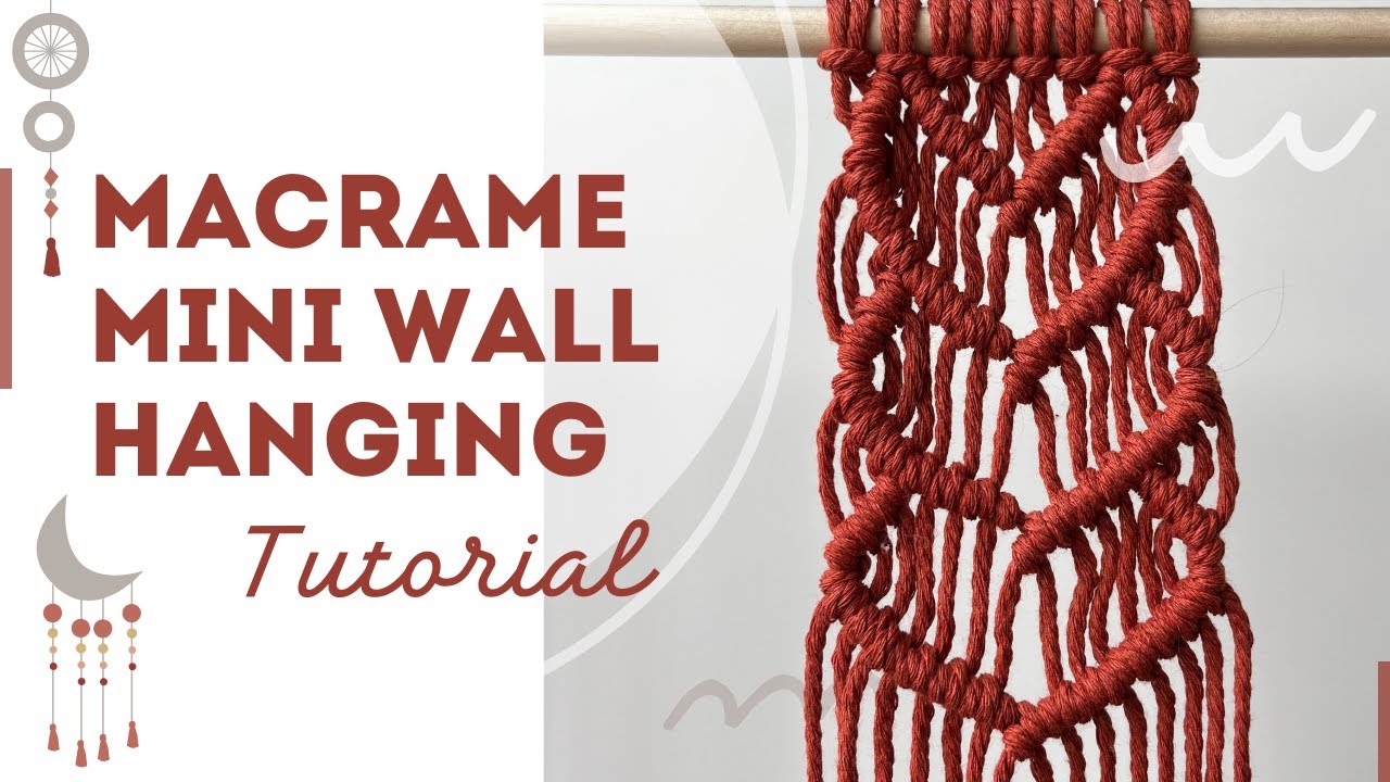 How to Make a Macrame Heart Pattern in 10 Minutes | DIY Mini Wall ...