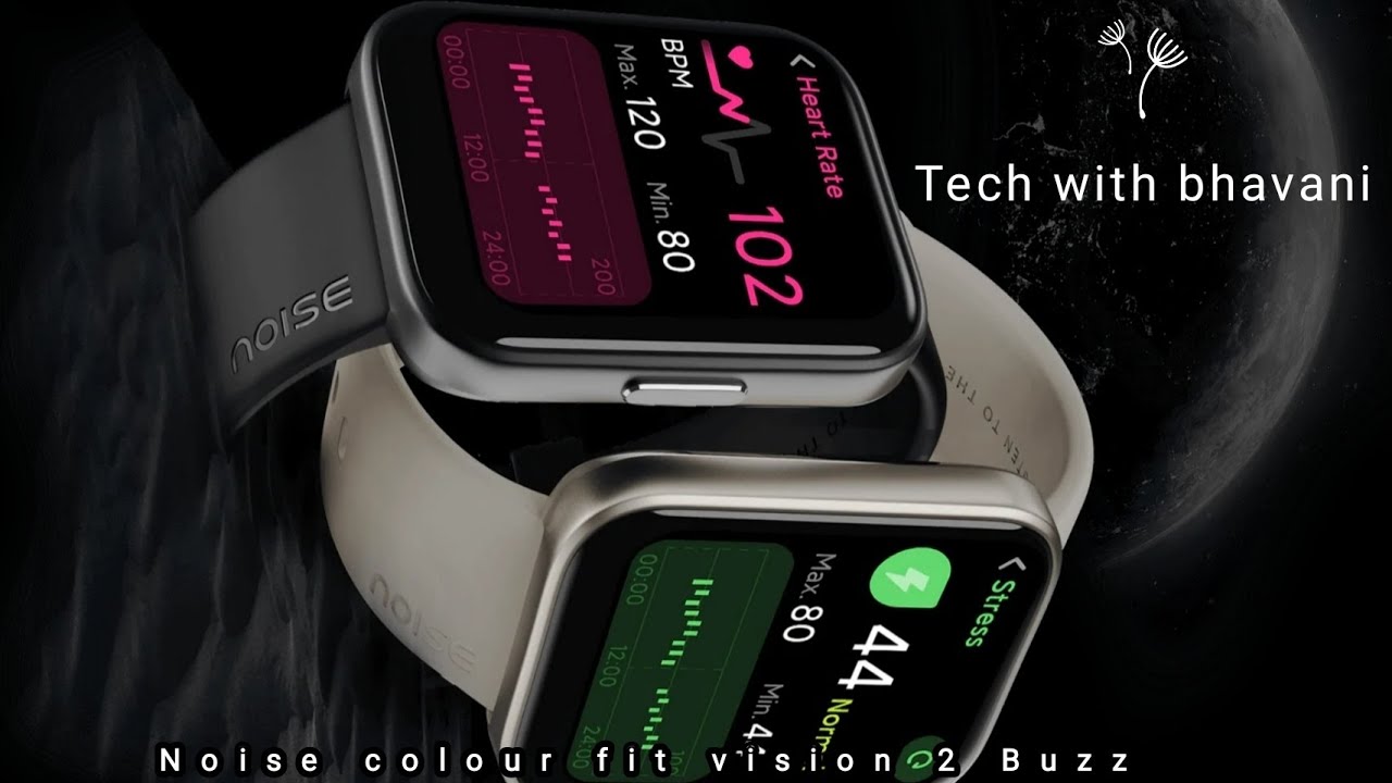 Noise colour fit vision 2 Buzz smart watch - YouTube