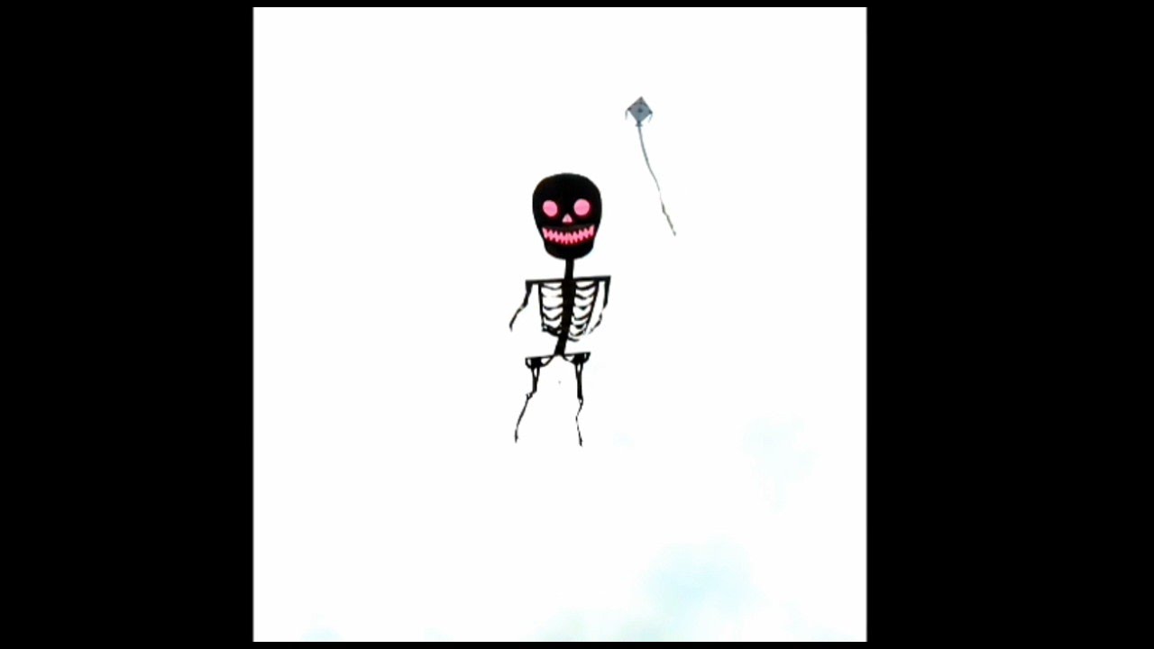Skeleton Kite | কঙ্কাল ঘুড়ি | Beautiful kite | Made by pc | Layangan ...