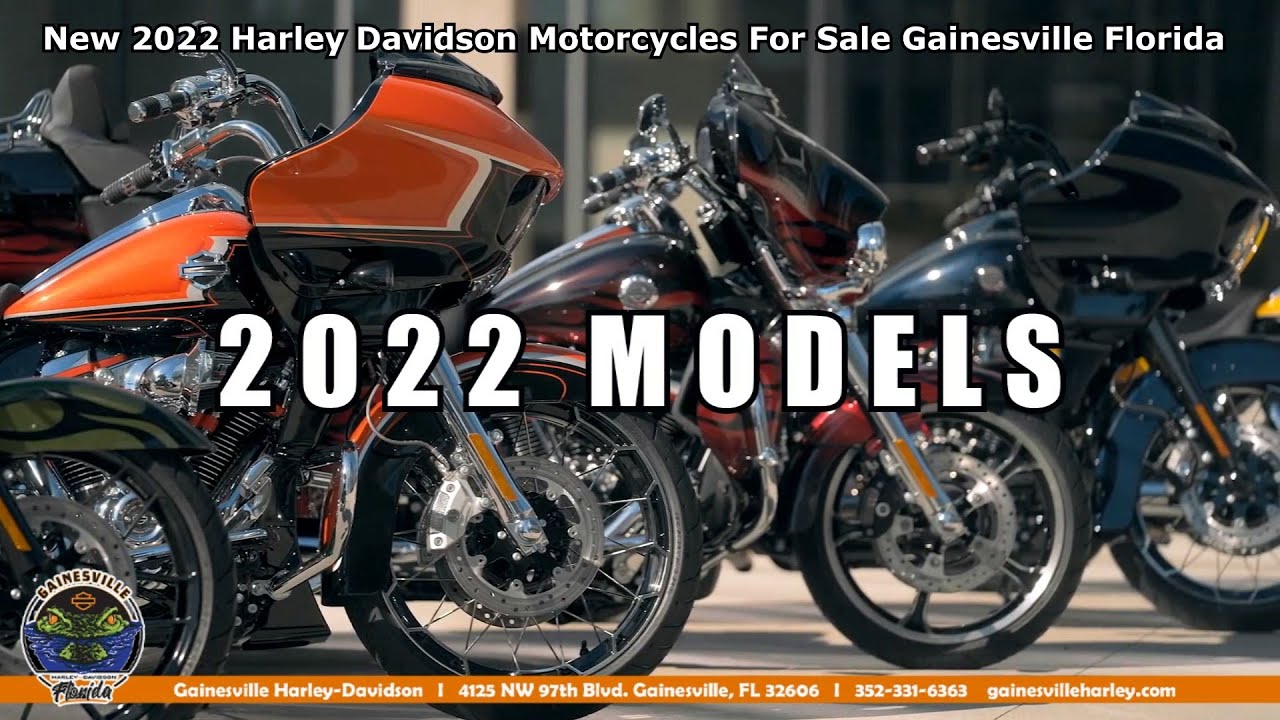 New 2022 Harley Davidson Motorcycles For Sale Gainesville Florida - YouTube