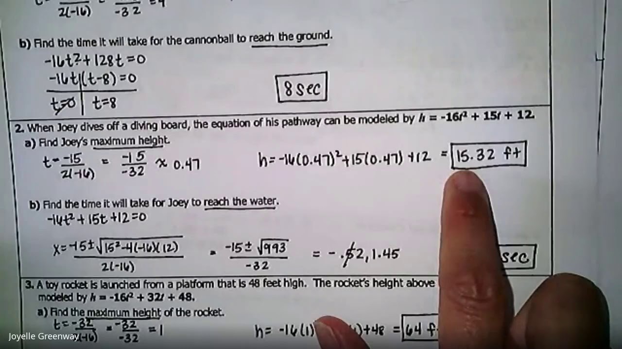 Projectile Practice Problems - YouTube