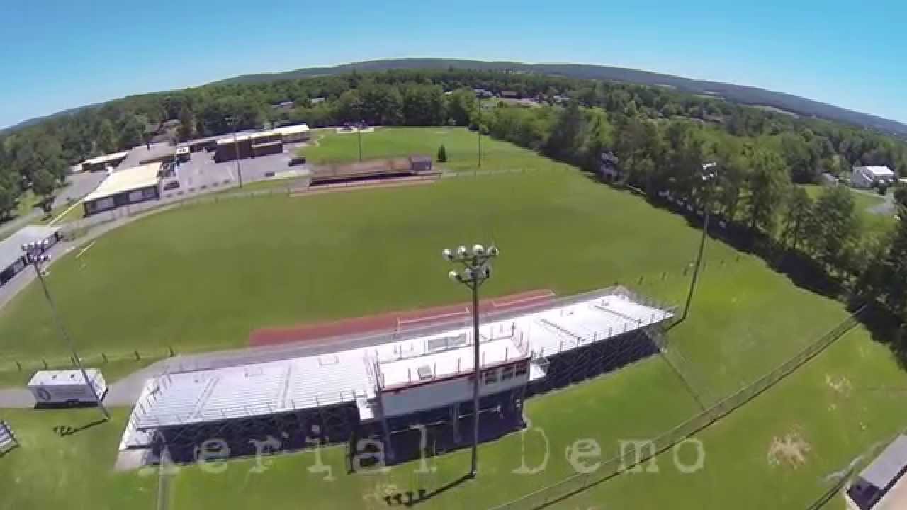 Southern Garrett High School Athletic Fields- AERIAL DEMO - YouTube