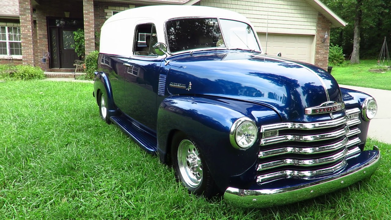 1952 Chevrolet panel truck - YouTube