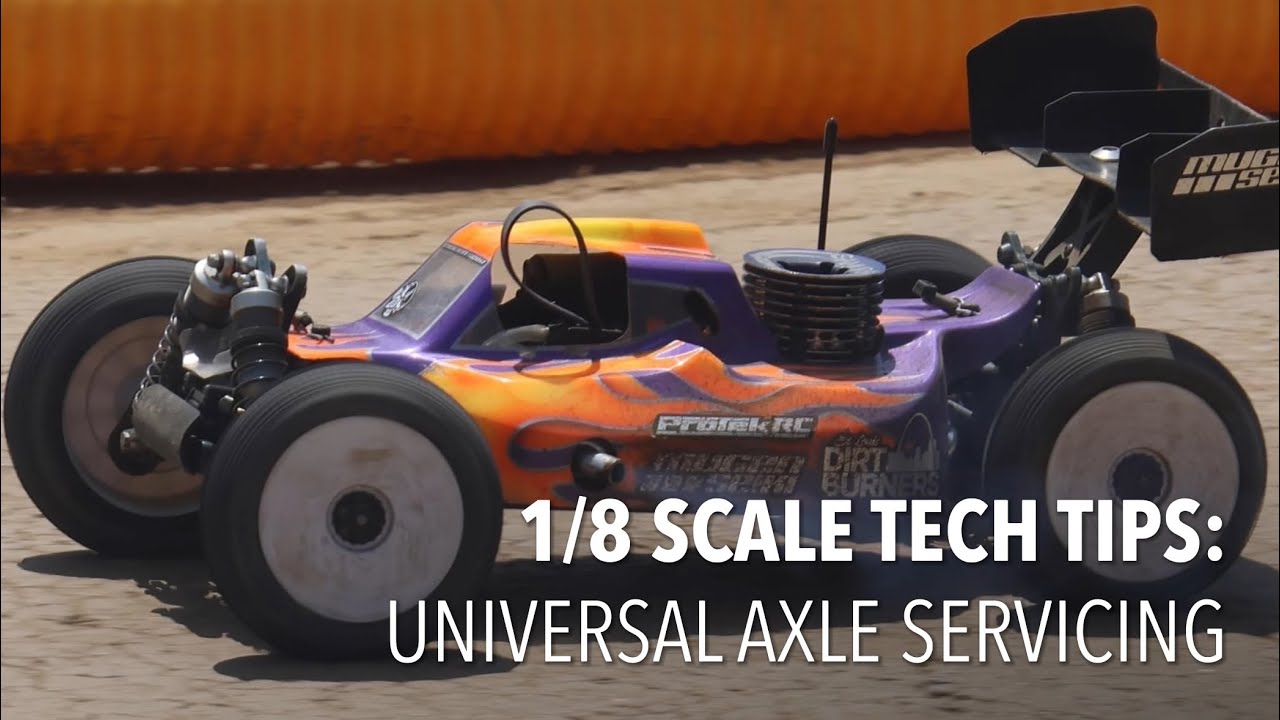 1/8 Scale Tech Tips: Universal Axle Servicing - YouTube