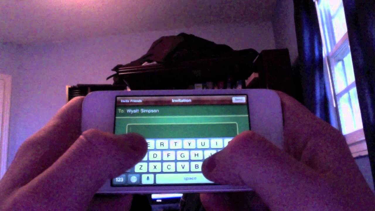 How to Message people in Game Center for iPhone, iPod, and iPad - YouTube