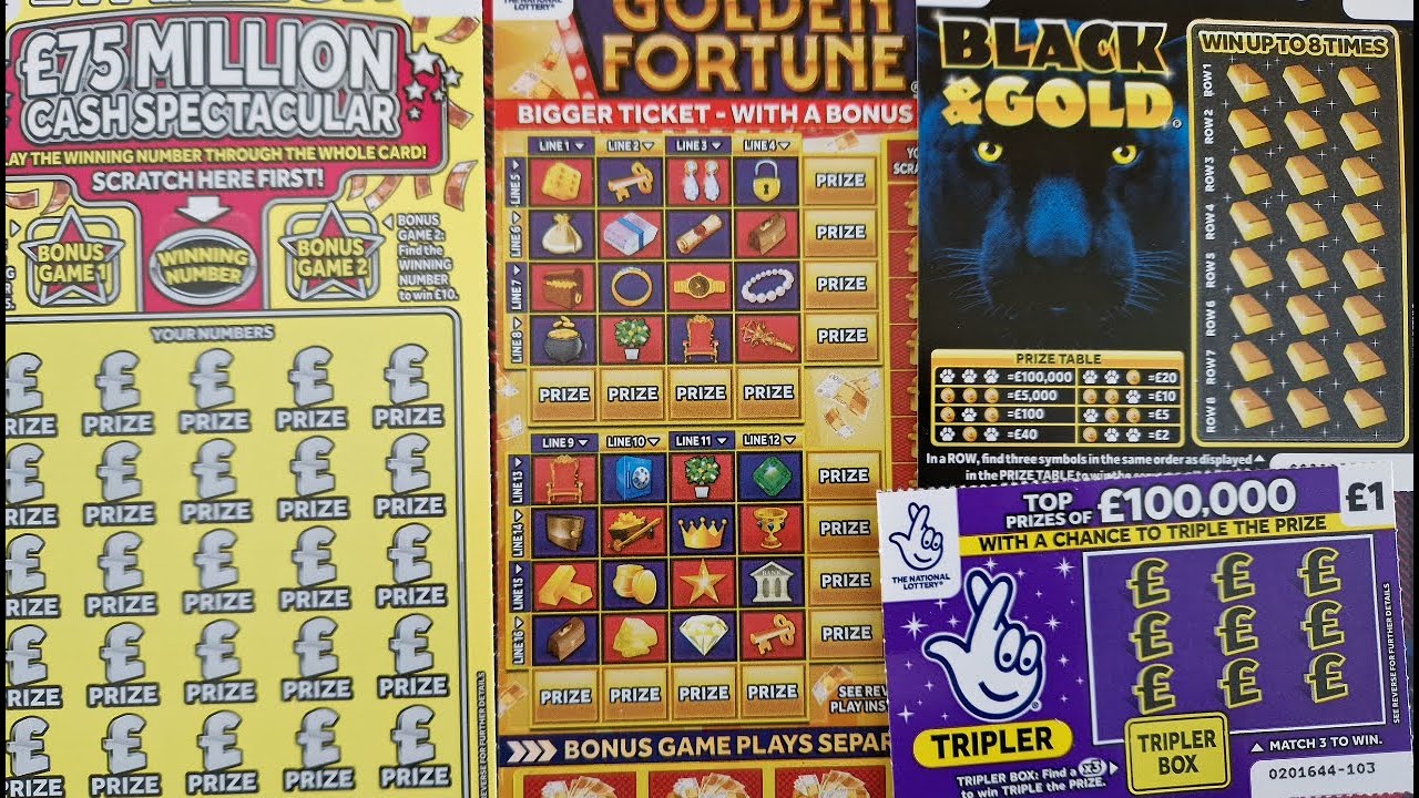 £11 MIX OF UK LOTTO SCRATCH CARDS - YouTube
