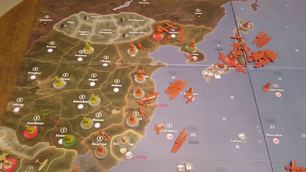 Axis and Allies Global 1940: The East Asia Co-Prosperity Sphere - YouTube