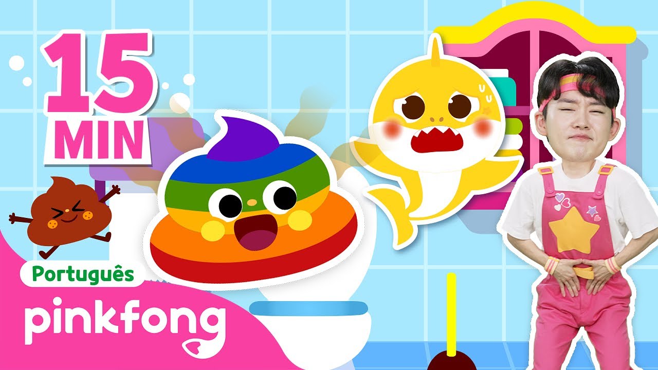 Quero Fazer Cocô💩🌈 | Tudo sobre o Cocô | +Compilação | Pinkfong, Bebê ...