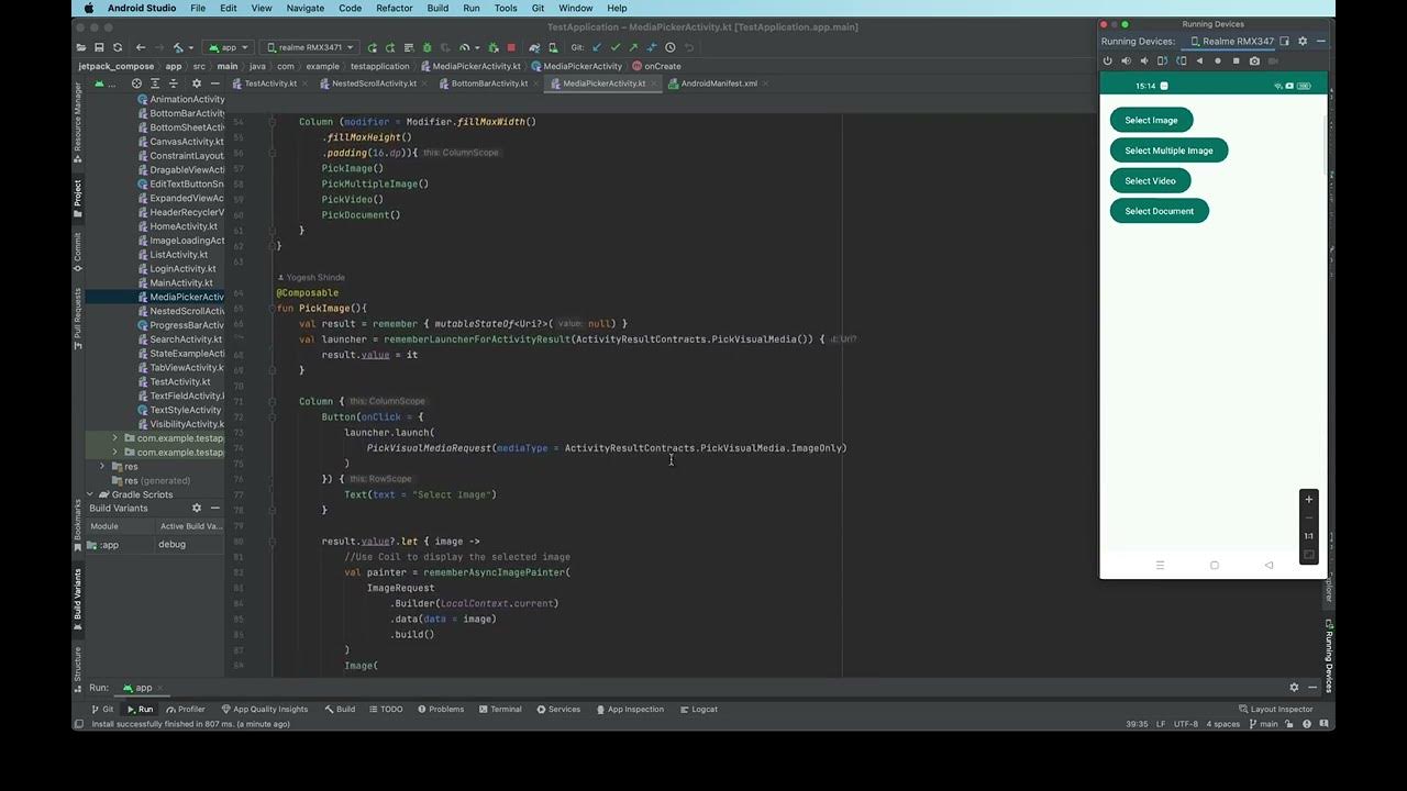 Implementing Image/Video/Document’s picker In Jetpack Compose. - YouTube