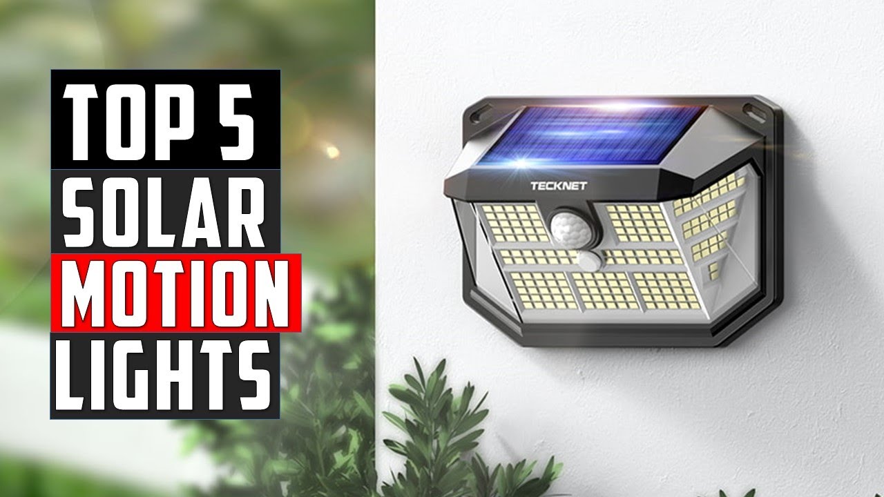 Top 5 Best Solar Motion Lights in 2025 | Best Solar Motion Lights - YouTube