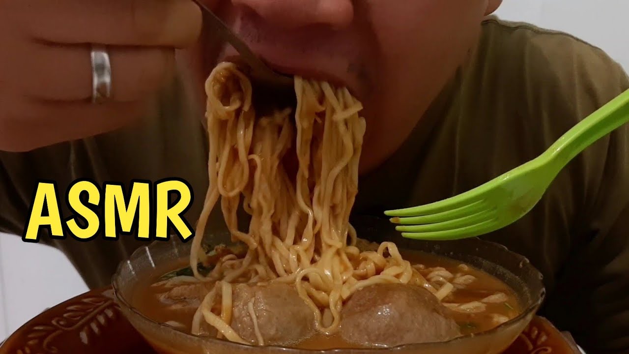 Asmr Mukbang Mie Ayam Bakso Ceker Lunak Eating Sounds No Talking