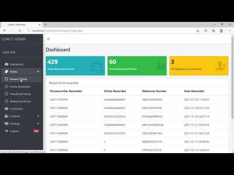 Learn PHP and MYSQL(Build a Customer Loyalty Reward System). - YouTube