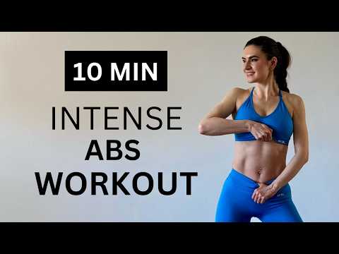 10 MIN ABS WORKOUT - Best Exercises to Get ABS & Reduce Belly FAT I No Equipment/ Home Workout