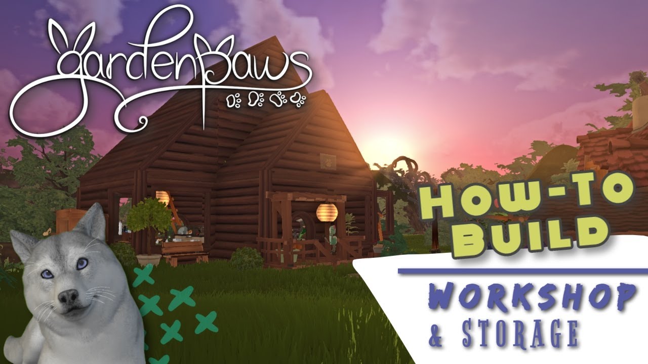 Workshop Building Guide | Garden Paws | How to Make A Crafting House ...