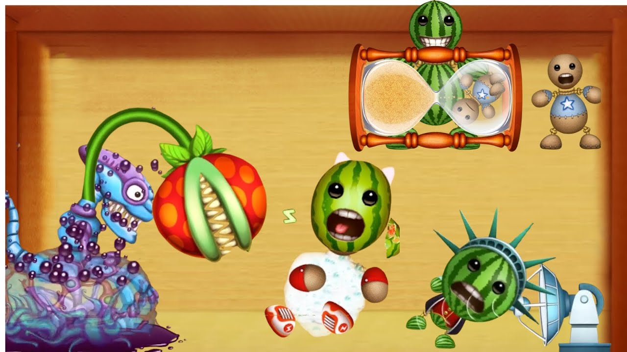 WaterMelon Buddy Vs Alien | Kick the Buddy - YouTube