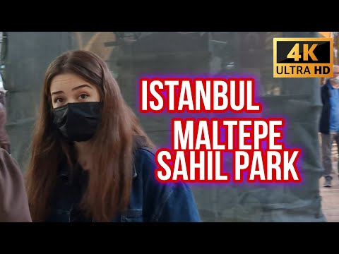 Istanbul Maltepe Sahil parks walking tour | 4K UHD 60 fps | ] Feizullah Mah.walking tour