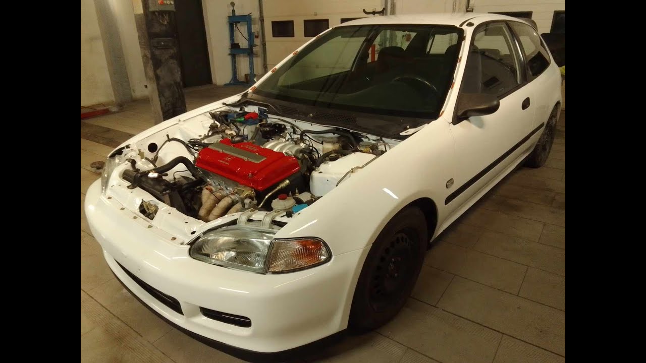 Exterior almost ready Honda Civic V EG B18 - YouTube