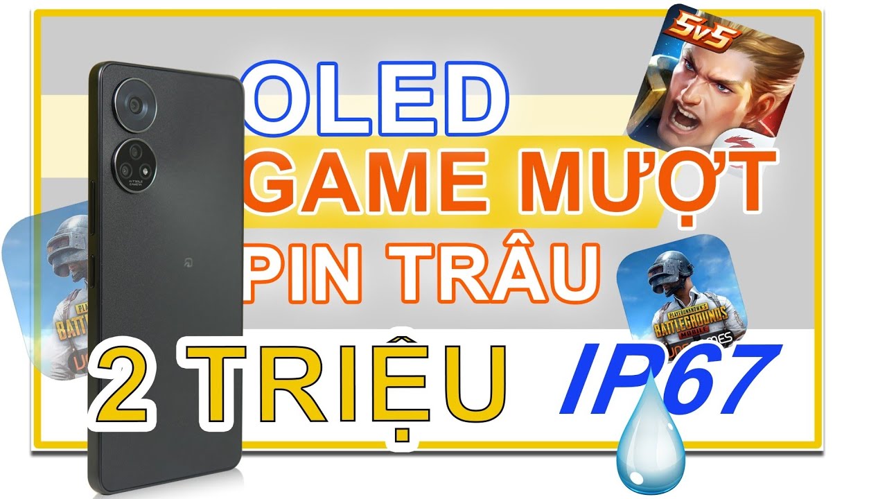 TEST GAME ZTE Family giá 2 triệu shopee: MÀN OLED, IP67, PIN TRÂU, GAME ...