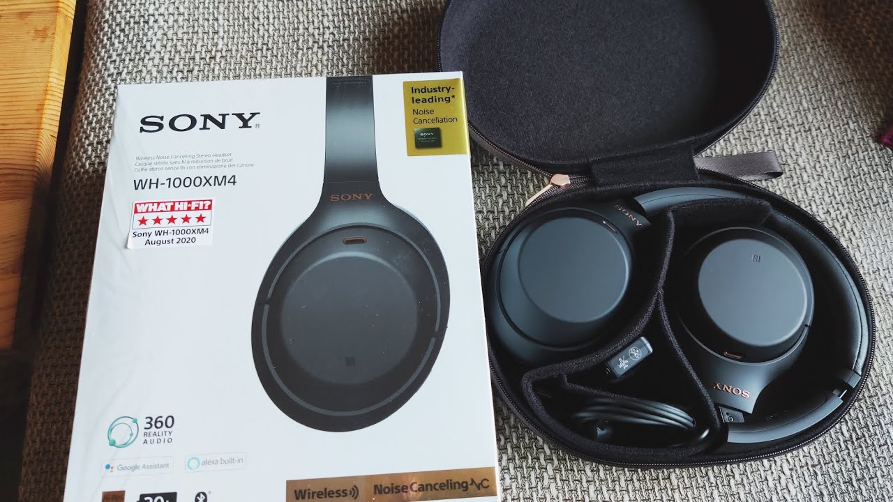Sony WH-1000XM4 Unboxing - YouTube