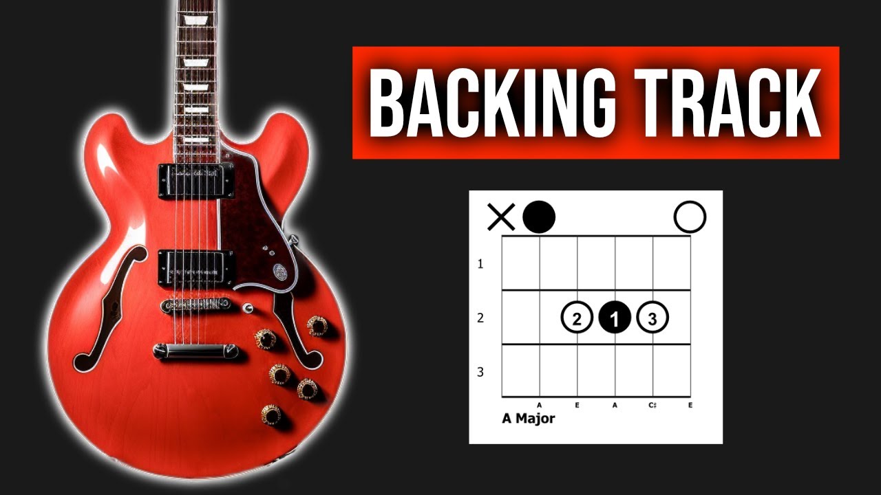 A Major Backing Track Jam Loop for Guitar & Piano - YouTube
