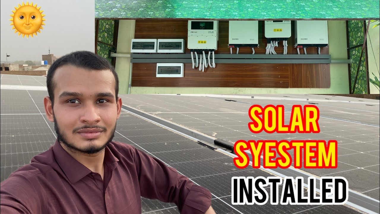 Solar System Install Ho Gia😍/Ab Sab Kuch Free Of Cost😇 - YouTube