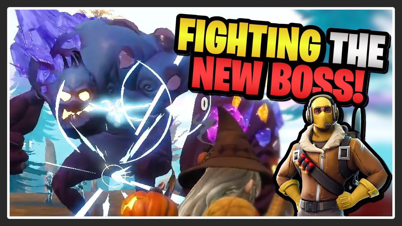 Fighting the NEW Titan Boss in Fortnite Save the World! - YouTube