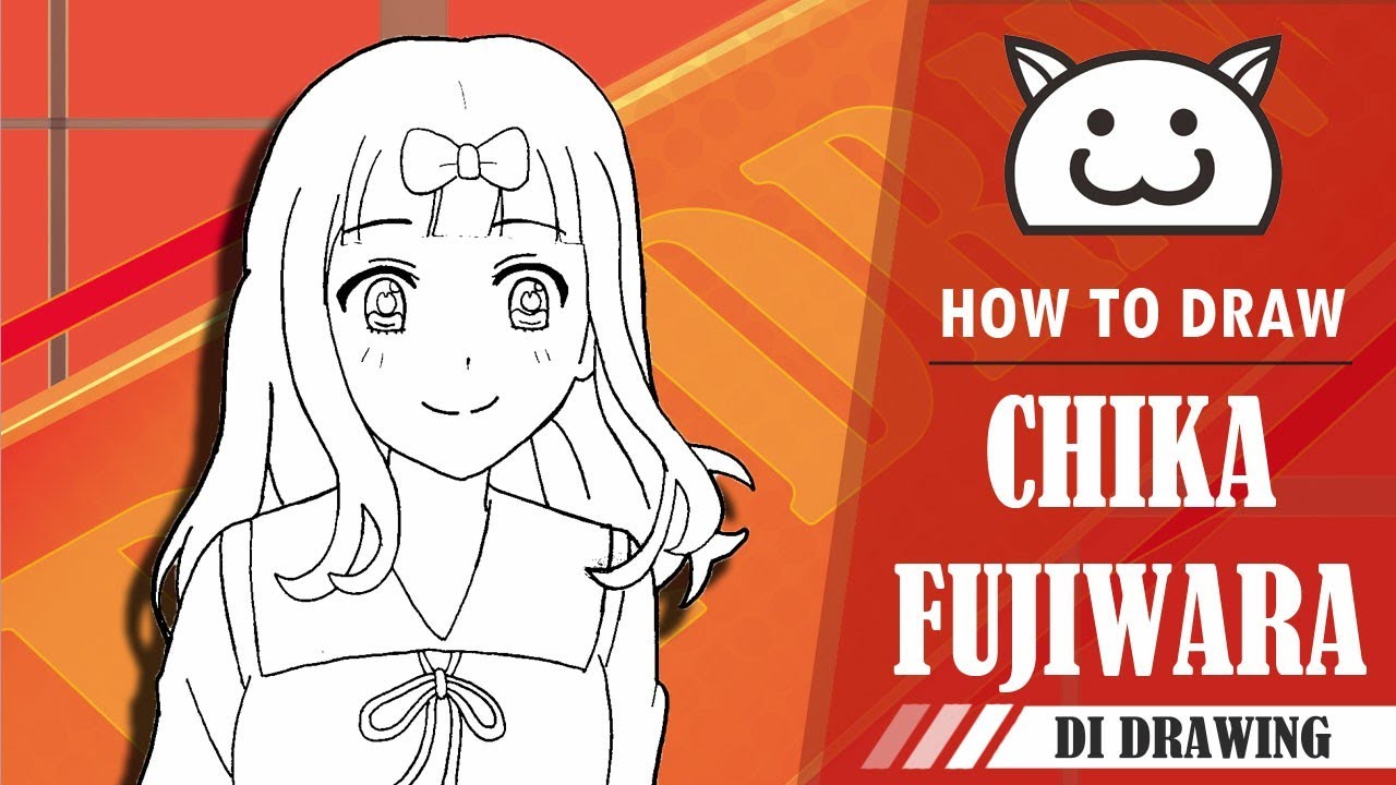 How to Draw Chika Fujiwara - YouTube
