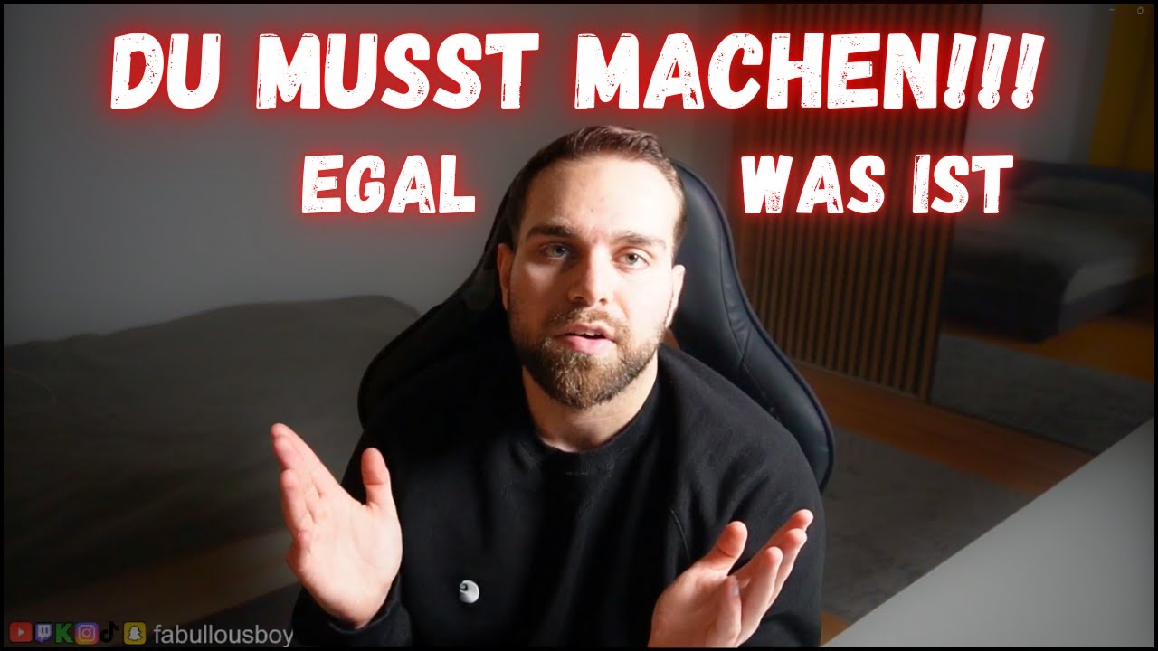 Du musst abliefern… egal wie du dich fühlst! Harte Wahrheit - YouTube