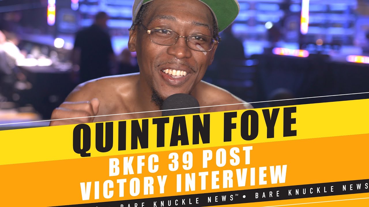 Quintan Foye “Left Hand Is on Fire” After Red Hot Debut At BKFC 39 ...