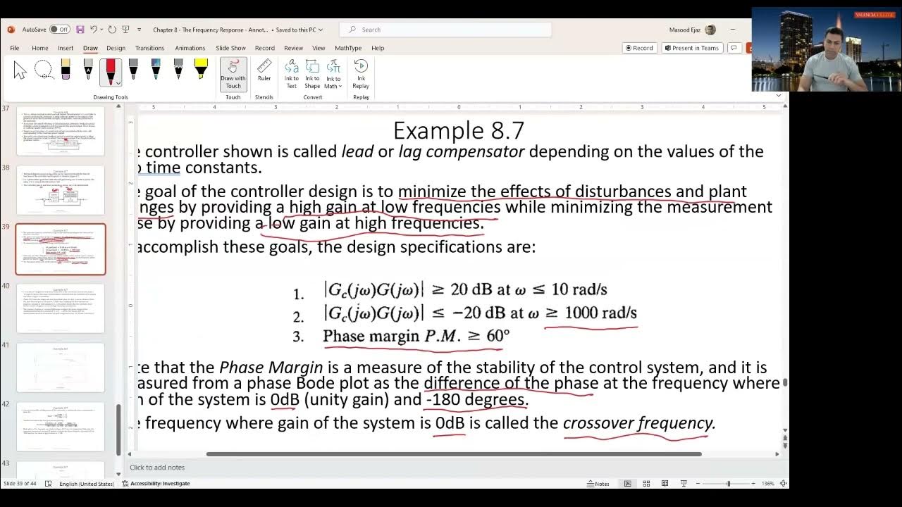 Linear Control Systems - Chapter 8 - Frequency Response Methods - Part III - YouTube