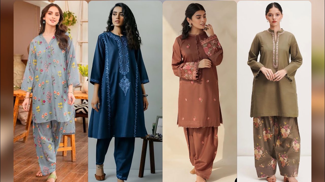 New and latest Shalwar kameez suit Design Ideas 2024 || Shalwar Designs ...