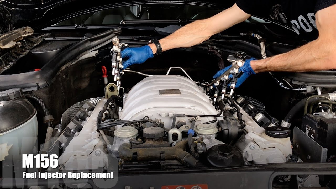 C63 M156 Fuel Injector Replacement take 2 HD 1080p - YouTube
