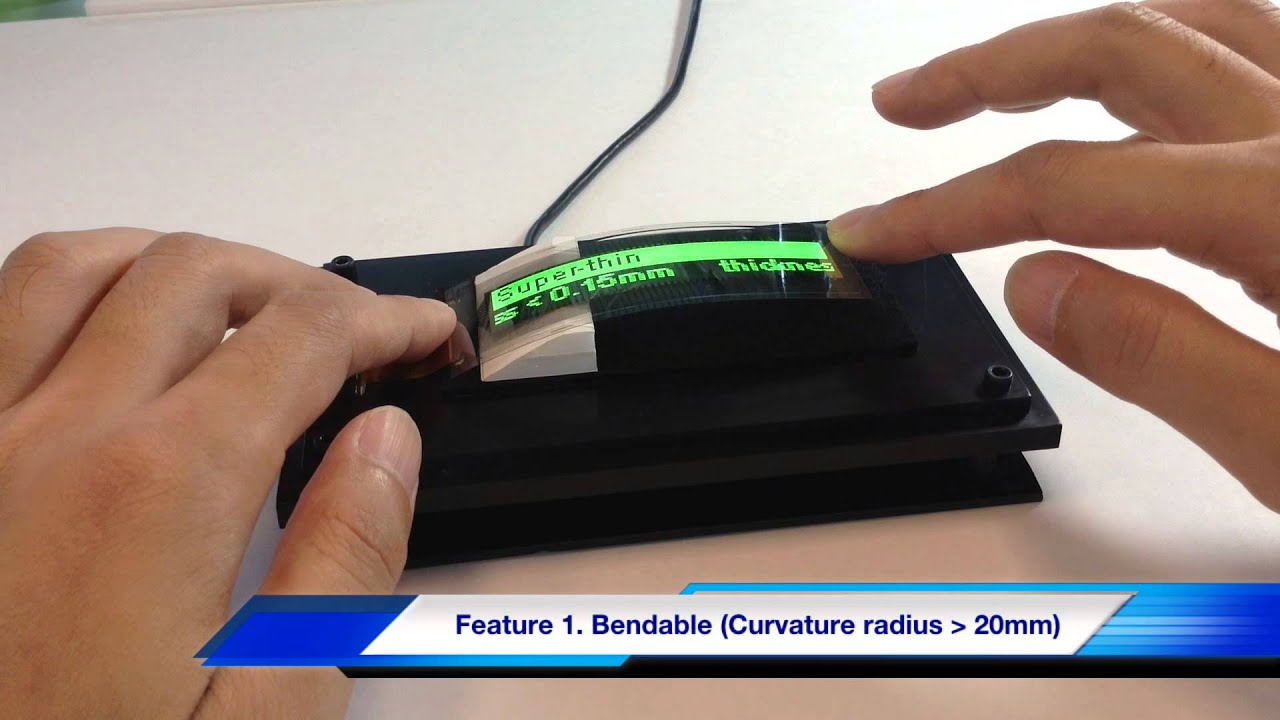 Pioneer flexible OLED display (English) - YouTube