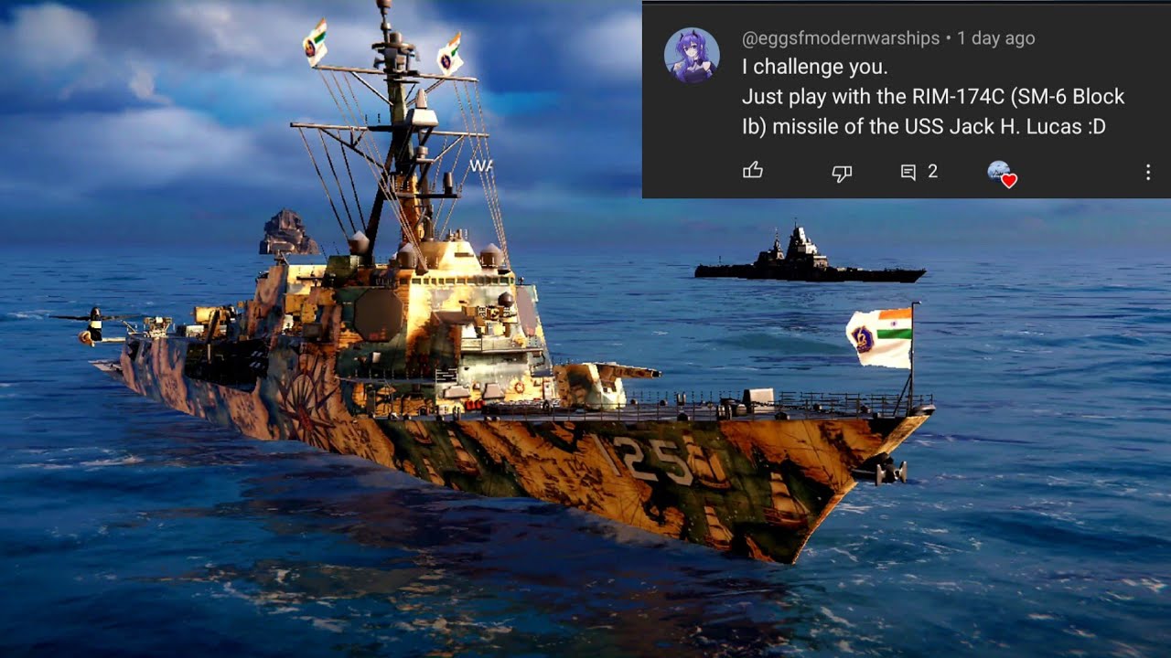Modern Warships: Only Use RIM-174C( SM-6 Block LB) Missile Of Uss Jack ...