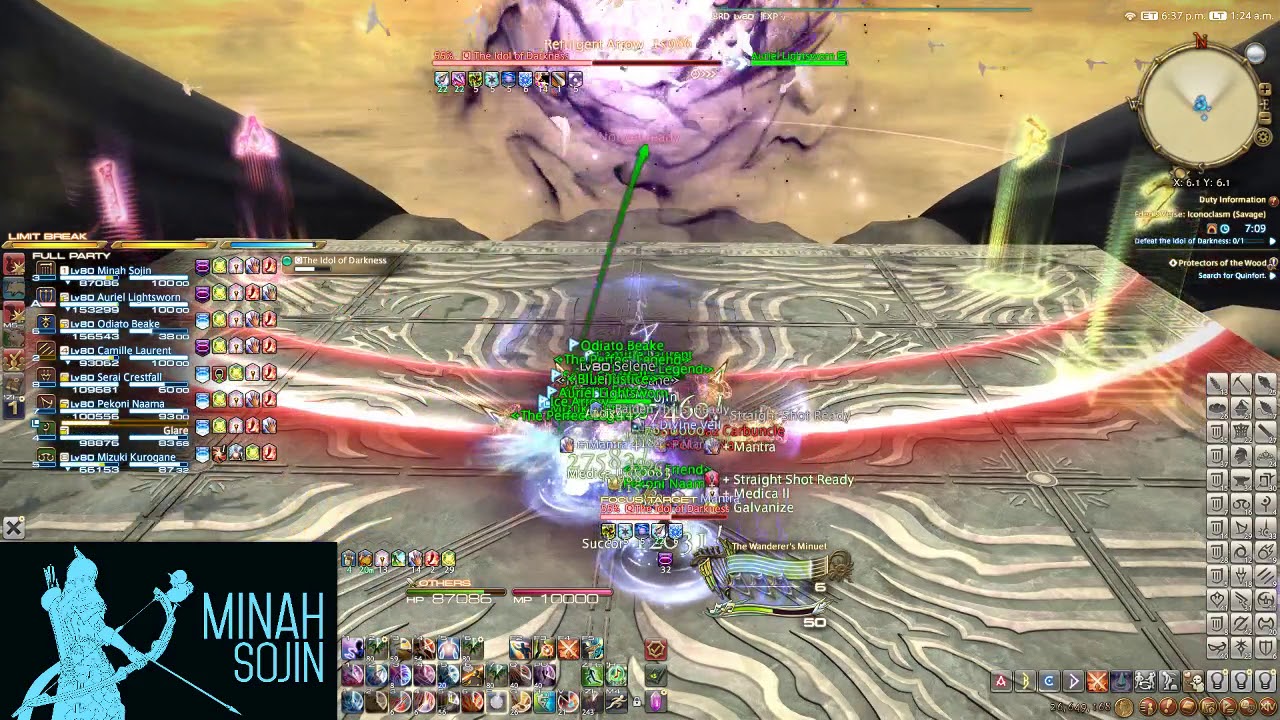 [FFXIV] E7S Clear @ 11:07 - BRD PoV - YouTube