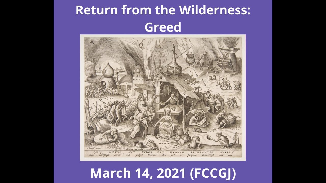 March 14 2021 Sermon Video Greed - YouTube