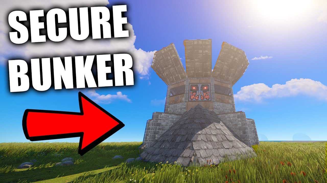 Rust | Bunker Base Concept Design! Solo/Duo/Trio | Rust Base Building ...