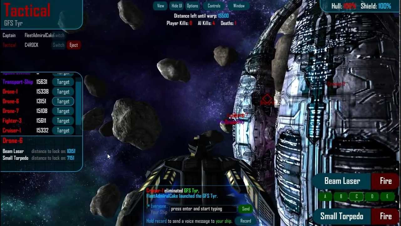 Quintet: A Team Spaceship game thingy - YouTube