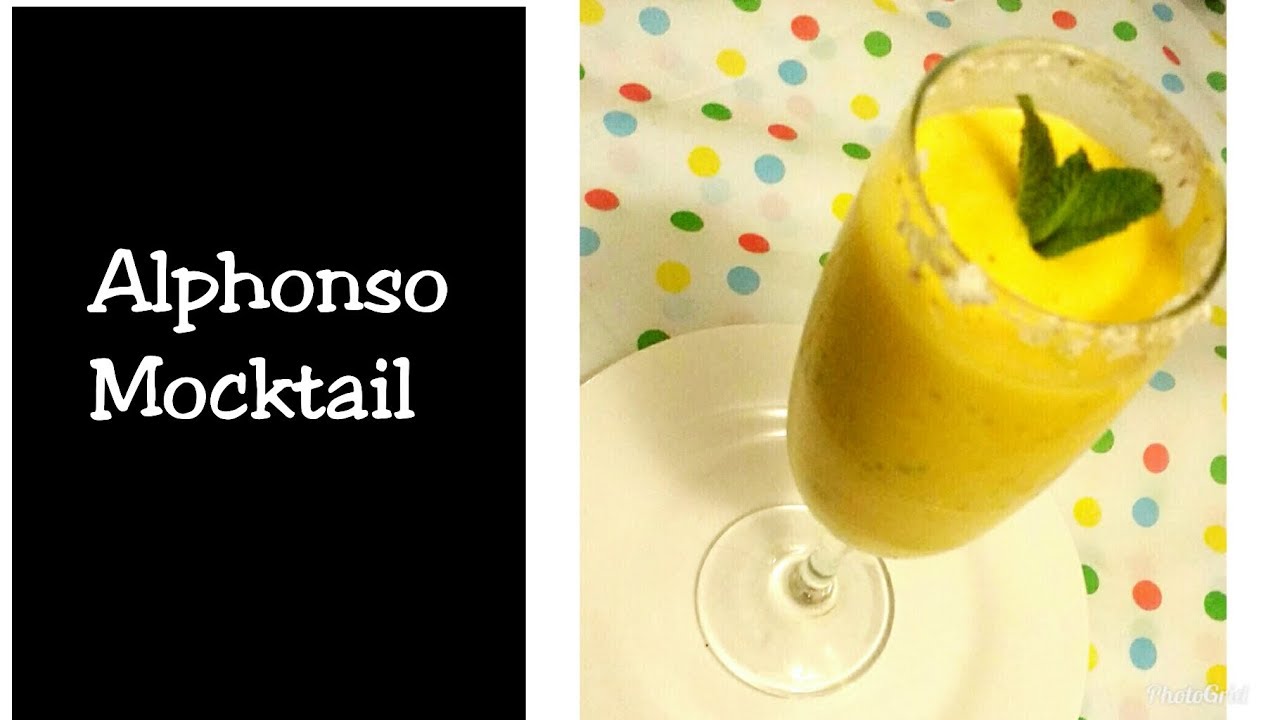 Alphonso Mocktail | Orange Mango Mocktail | Summer Drink - YouTube