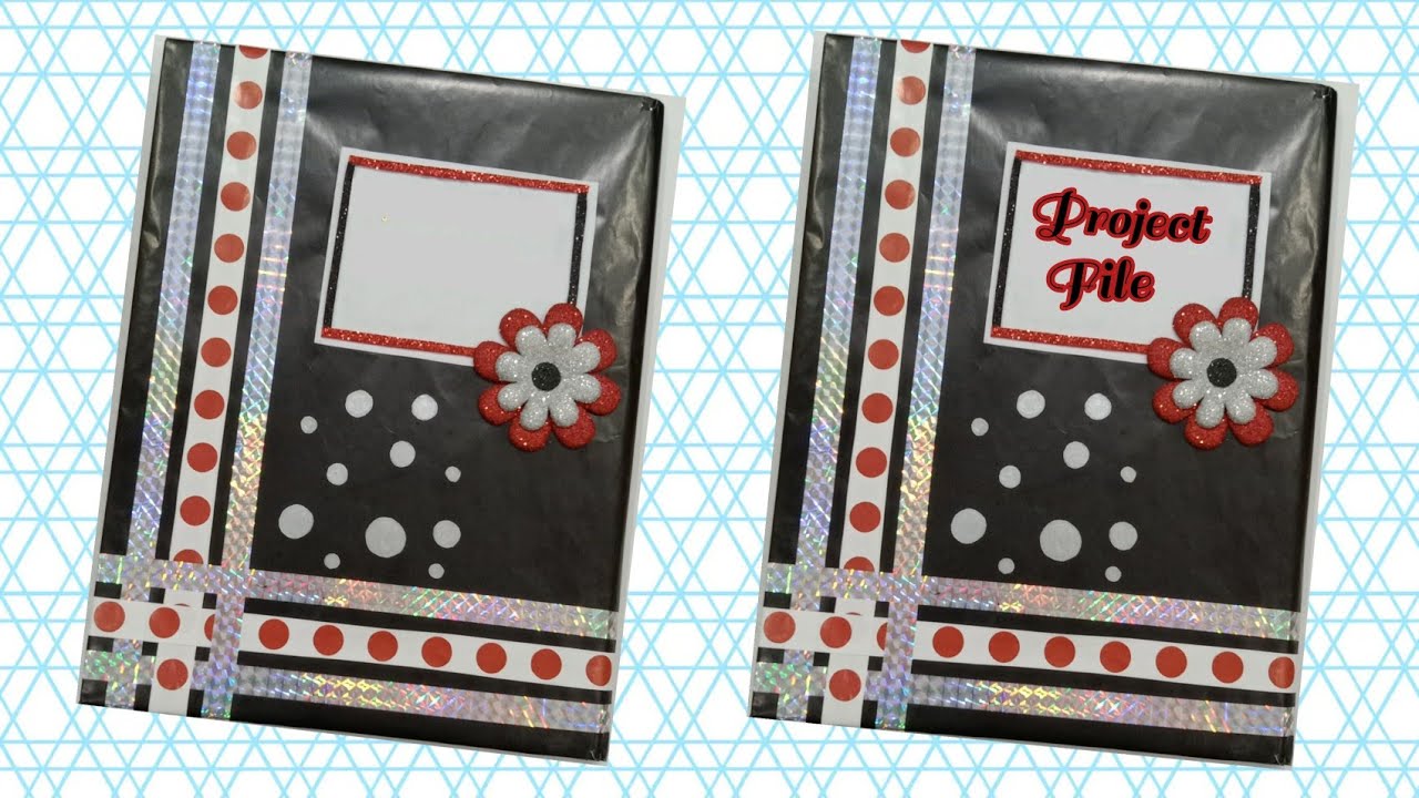Project work designs|file decoration ideas|copy cover decoration ideas ...