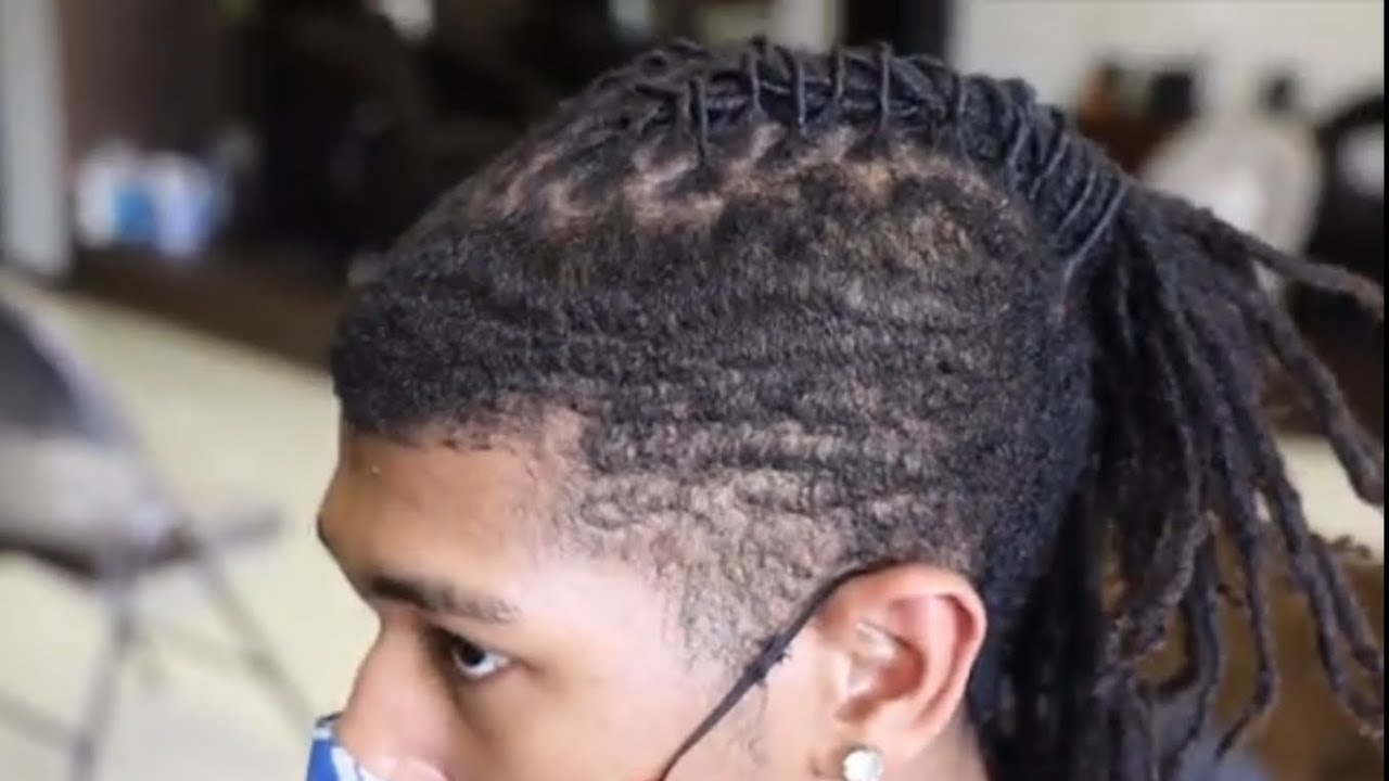 HOW TO GET THE “HOOD MULLET” 🤣 FULL LOC RETWIST TRANSFORMATION! 2 ...