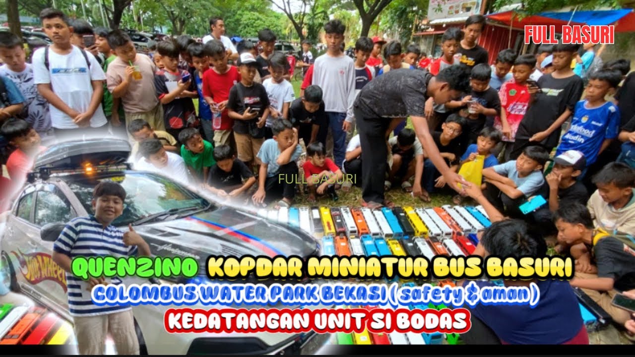 QUENZINO KOPDAR MINIATUR BUS | BAZAR TELOLET DI COLOMBUS WATERPARK BEKASI | ADA UNIT SI BODAS ‼️ ...