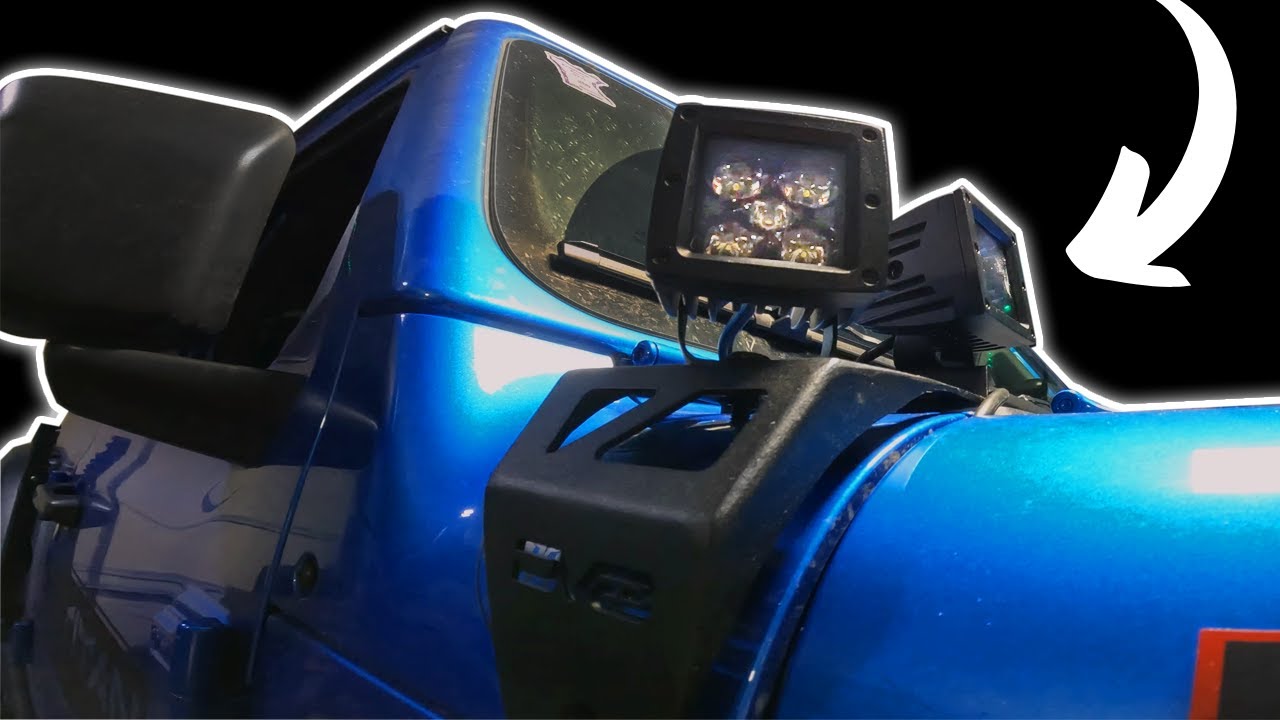 Best Lights Yet! Jeep Gladiator R&D Install | DV8 Offroad Dual Pod ...
