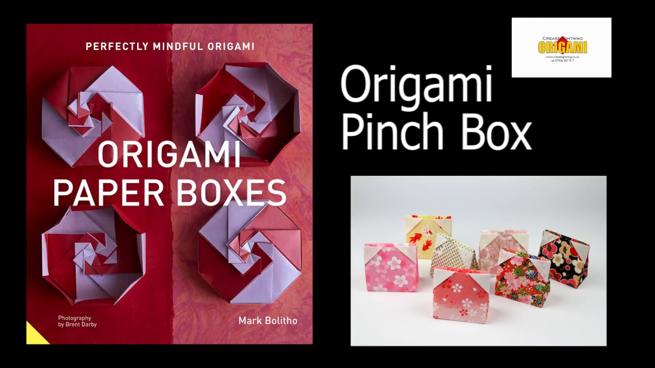 Origami Pinch Box - YouTube