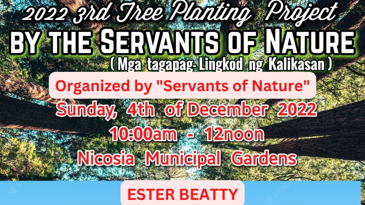 Tree Planting Initiative by the Filipino Community in Cyprus 041222 ...