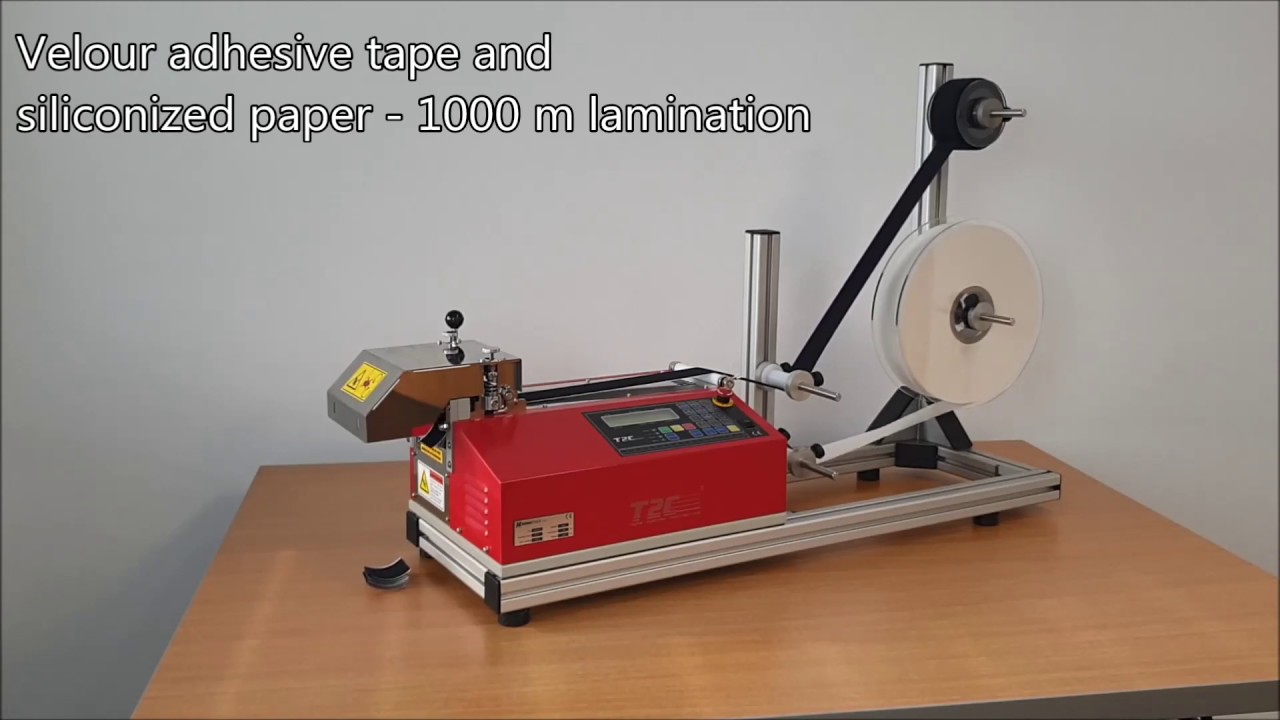 SC110 + Laminator - Tape lamination and cutting machine - YouTube