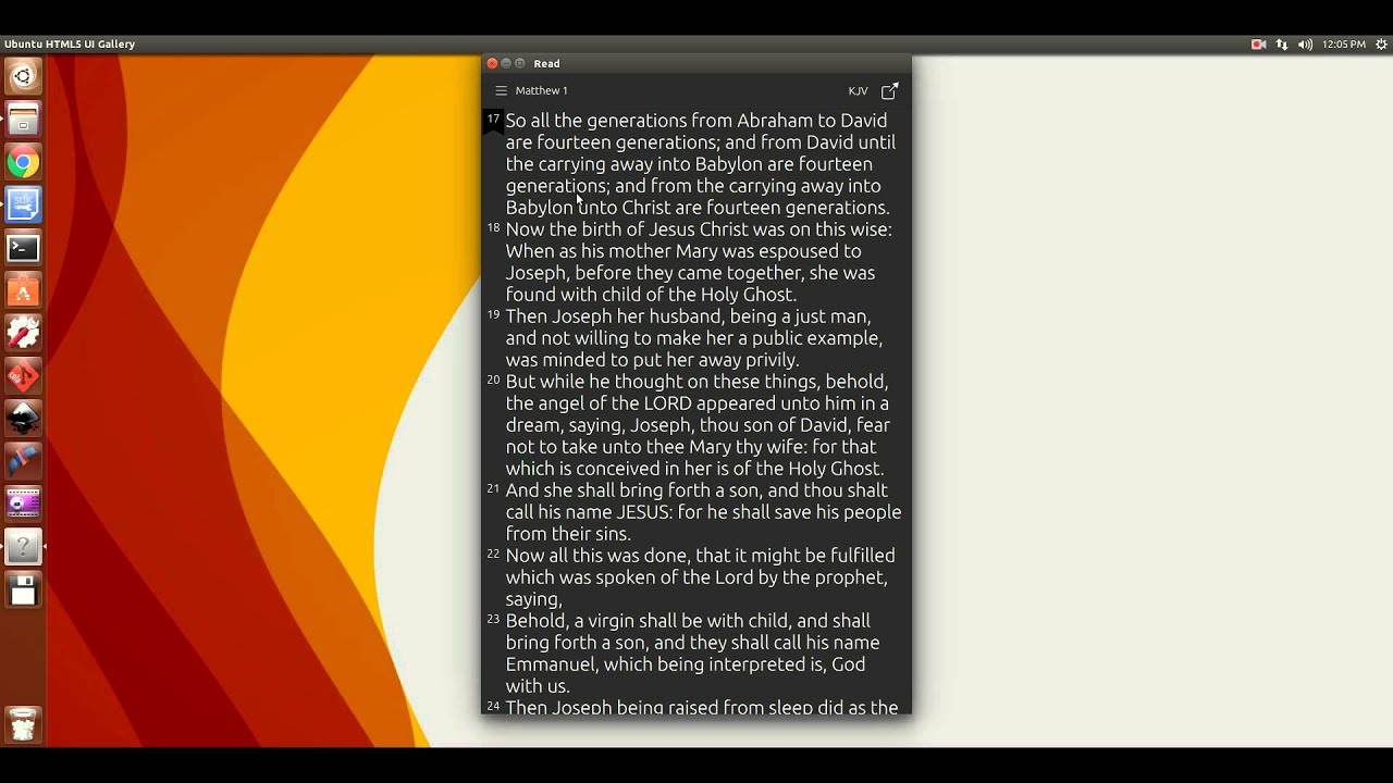 theWord Bible App for Ubuntu Devices - YouTube